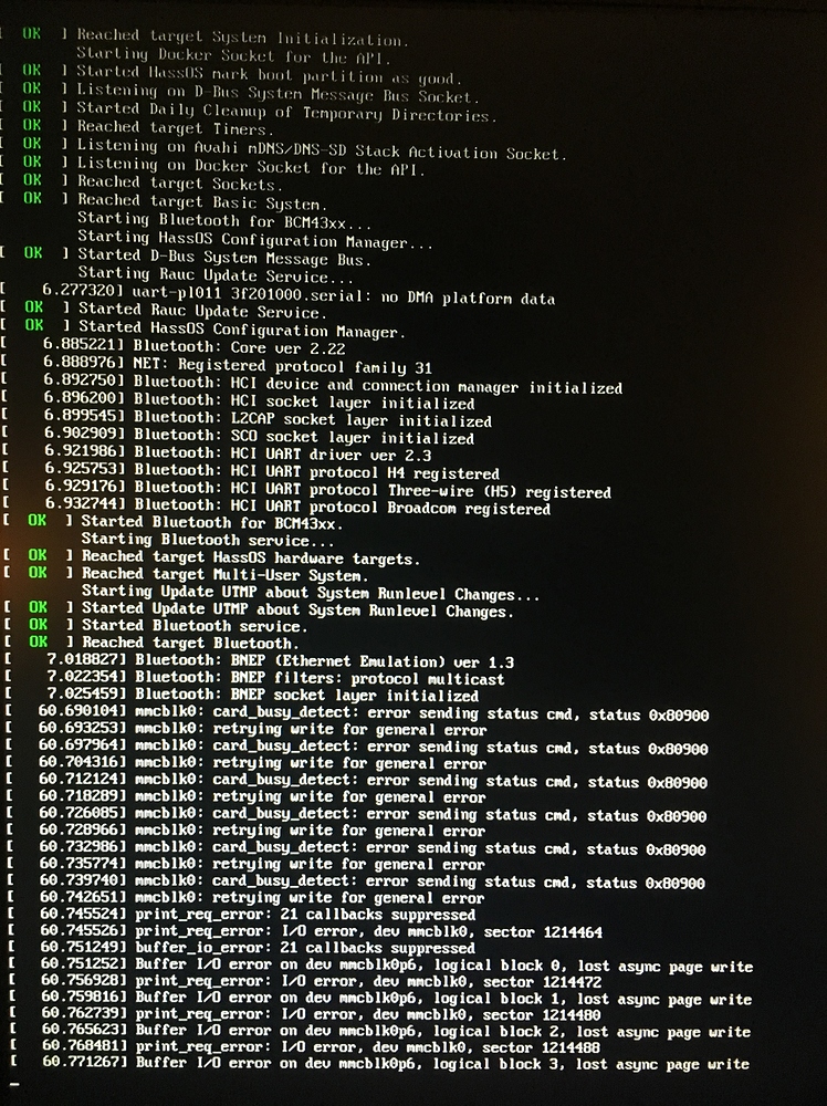 Error Booting Hassio Home Assistant Os Home Assistant Community