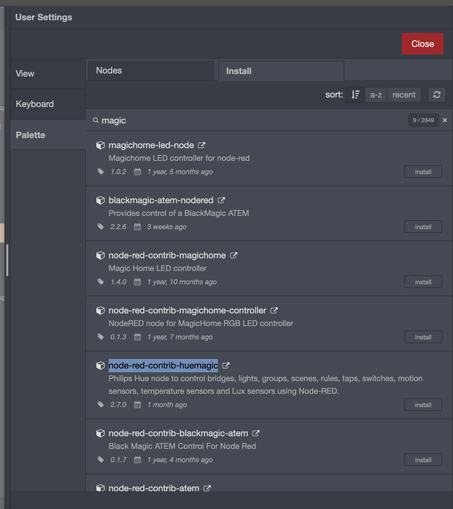 HueMagic - Philips Hue nodes for Node-RED with Hassio - Home Assistant OS - Home Assistant Community
