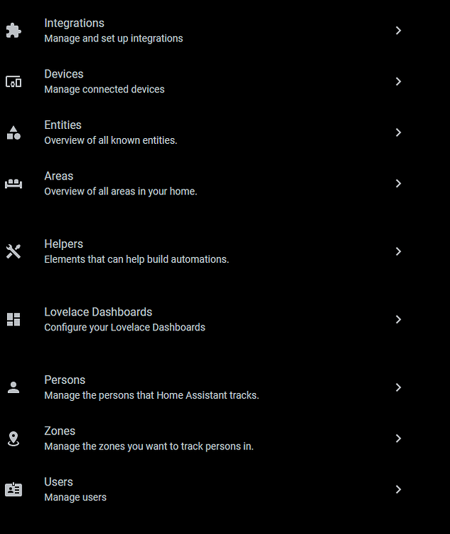Missing Options Configuration Home Assistant Community