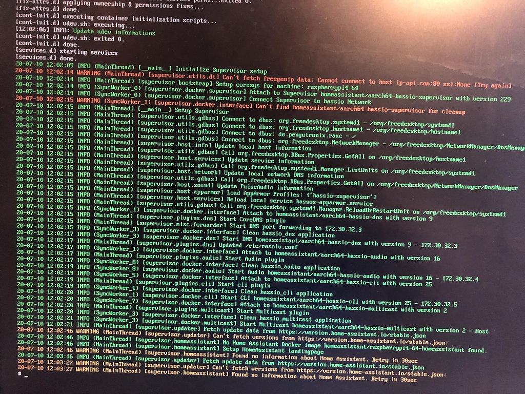 Unsupervised / OS install fails - Installation - Home Assistant Community