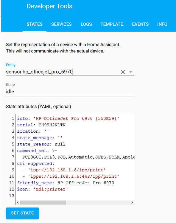 Printer Notification - Configuration - Home Assistant Community