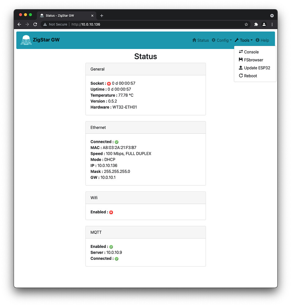 ZigStar - ZigBee Coordinators and Routers - Hardware - Home Assistant ...