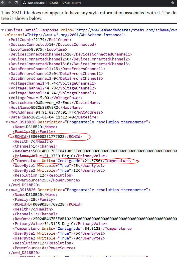 Scraping owserver v2 xml result - Configuration - Home Assistant Community