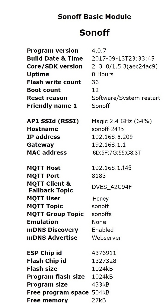 Custom Firmware to Sonoff Basic "more then one switches" - Configuration - Home Assistant Community