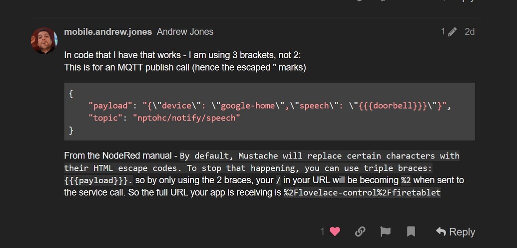 Node Red Notify Url Uri From Message Node Red Home Assistant Community