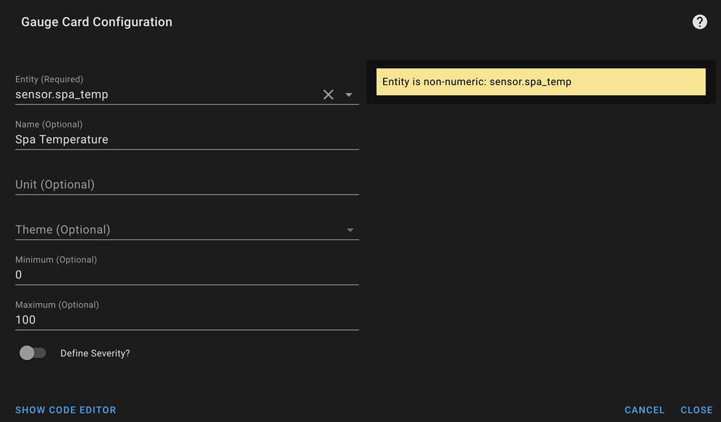 Home Assistant Entity Is Non Numeric On My Gauge Card Configuration Home Assistant Community 5807