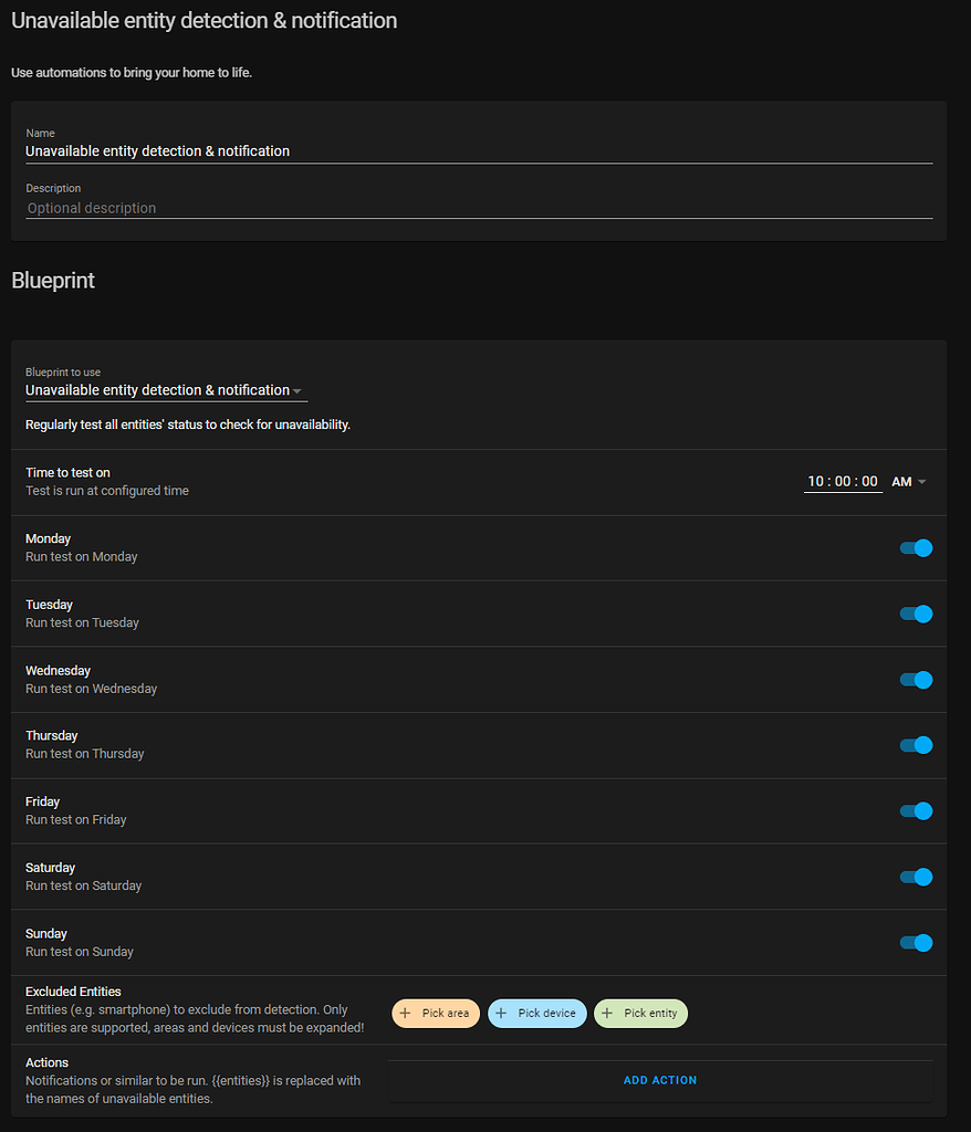 Unavailable entity detection & notification - Blueprints Exchange - Home Assistant Community