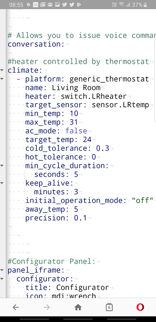 Integrate temperature slider with relay and stat - Configuration - Home ...
