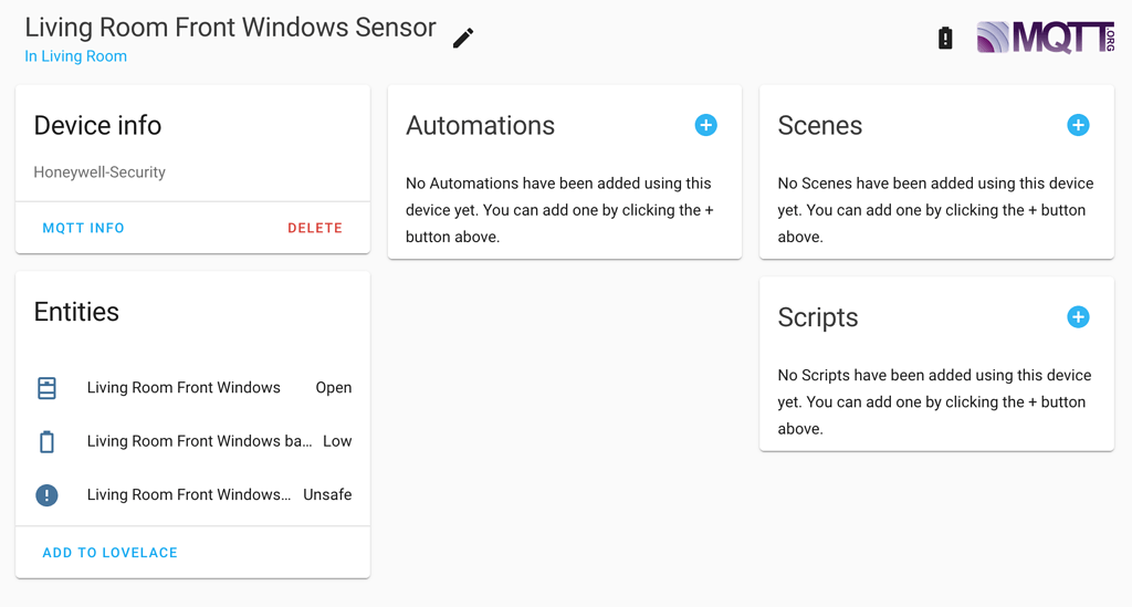 MQTT battery level in UI - Configuration - Home Assistant Community