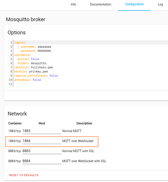 Mosquitto Mqtt Over Websocket Configuration Home Assistant Community 