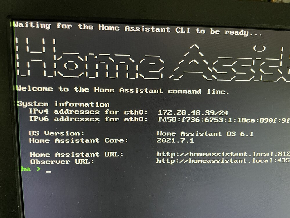 HELP! HA down. At ha> prompt - Configuration - Home Assistant Community