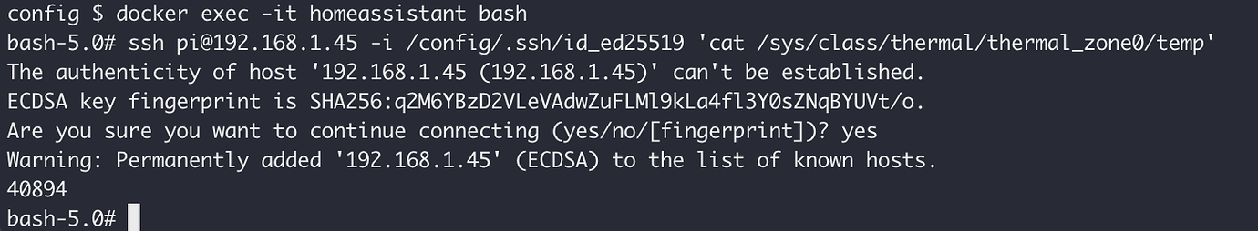 SSH'ing from a command line sensor or shell command - Community Guides - Home Assistant Community