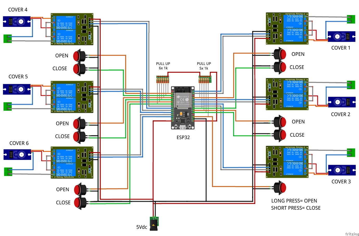 ESPHome 6 shutters controller - Share your Projects! - Home Assistant Community