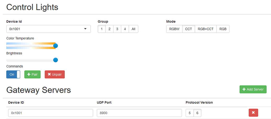 Update Limitlessled/Milight Component V6 Bridge (iBox) - Page 9 ...