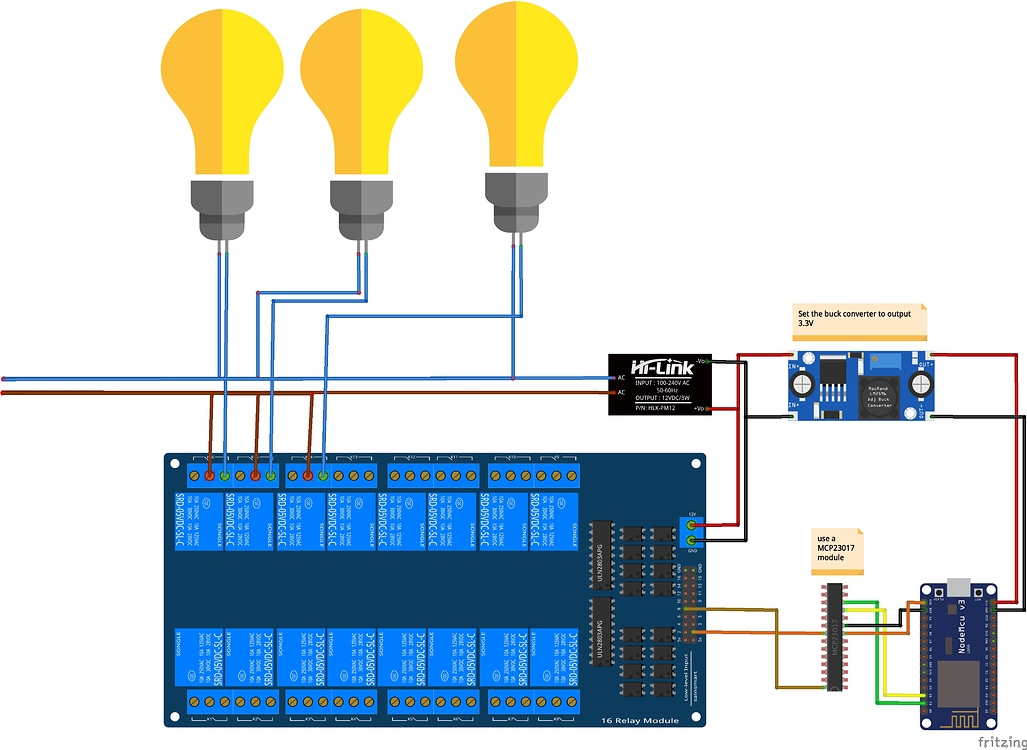 ESPHome 16 Channel Relay/Outlet Smart Power Plug - ESPHome - Home ...