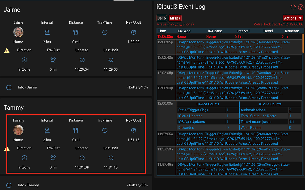 iCloud3 v2.2.1 Device Tracker-Advanced tracking features, iOS App ...