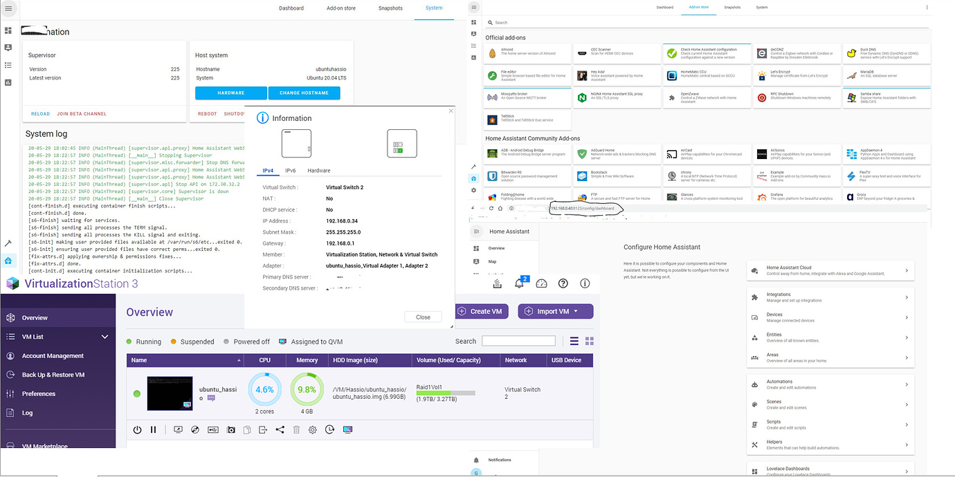 My way to install HASSIO on QNAP NAS - Installation - Home Assistant ...