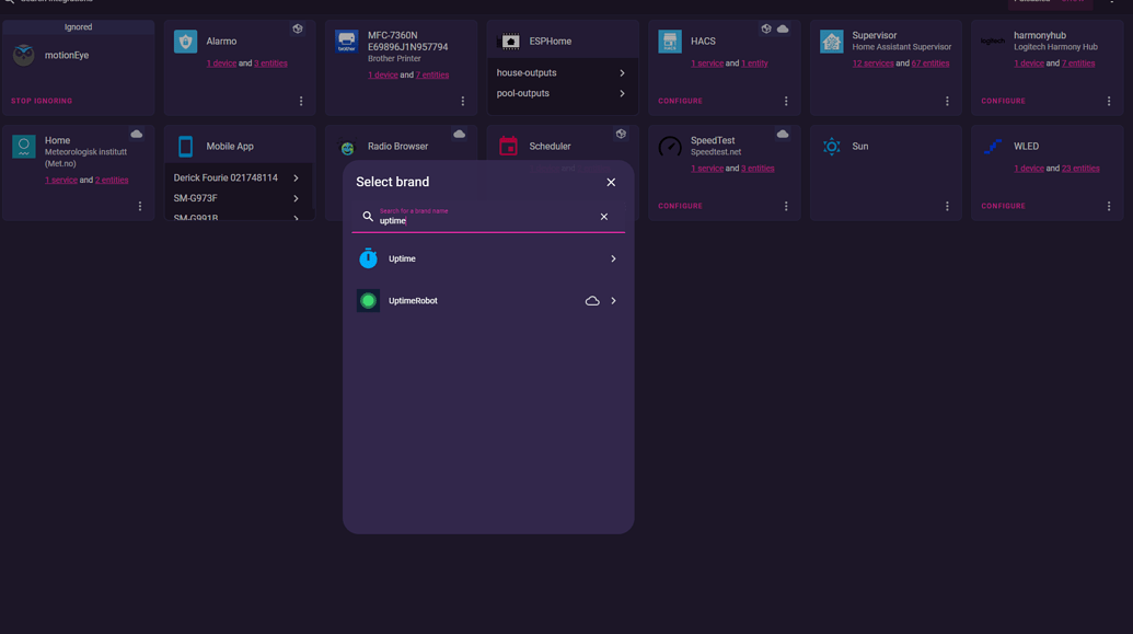 Uptime Kuma device monitoring as entities? - Third party integrations - Home Assistant Community