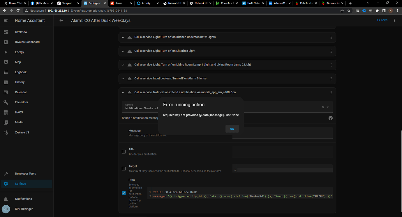 Placing the device that triggered an automation in the notification sent - Configuration - Home ...