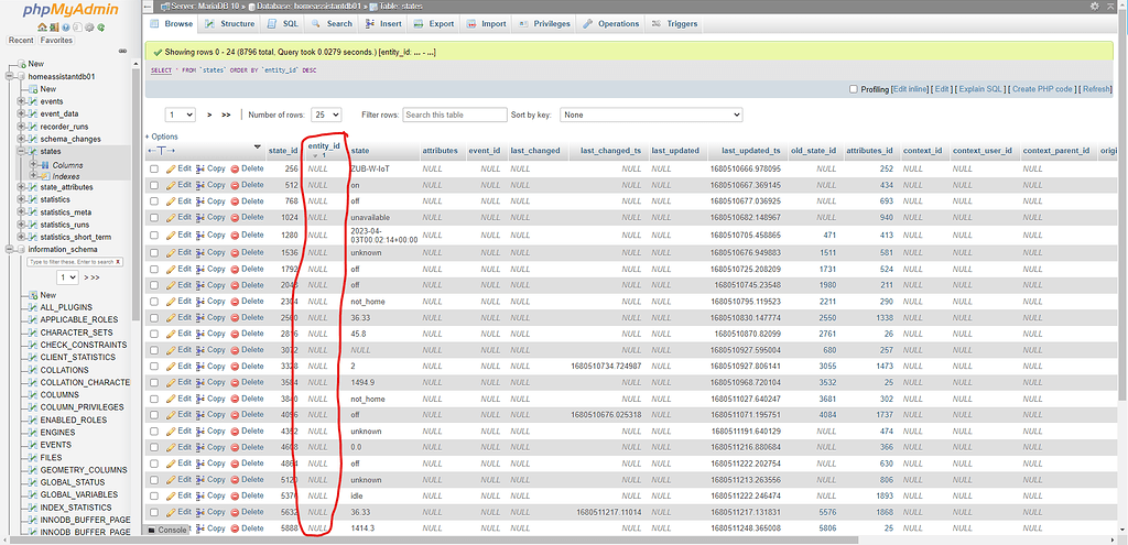 All entity_id NULL - database - Home Assistant Community