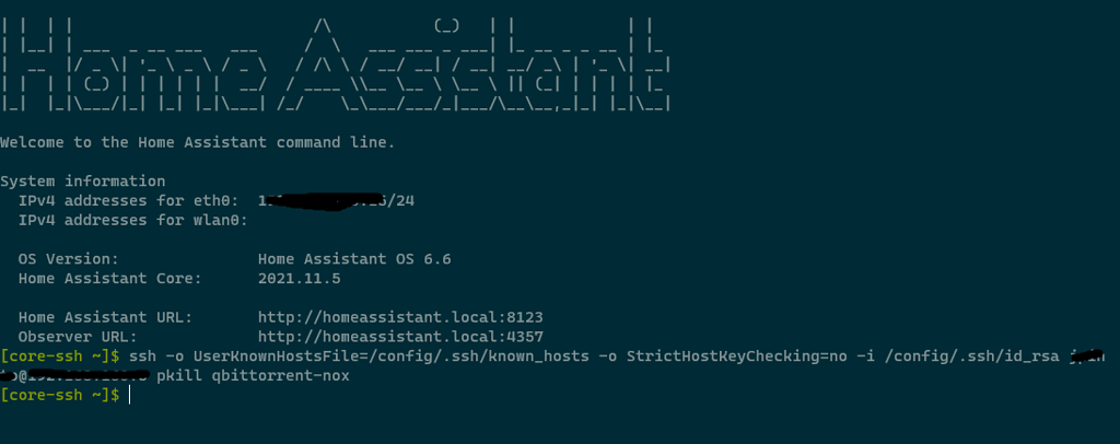 Remote Shell Command Working in Terminal but Fails in Automation - Configuration - Home ...