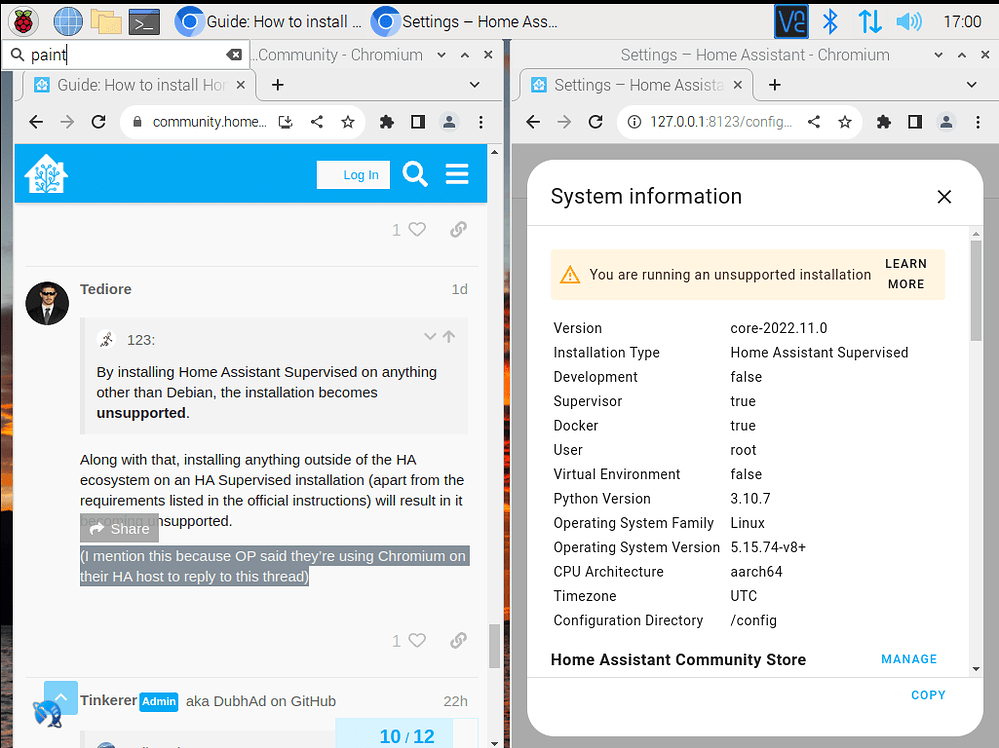 Guide: How to install Home Assistant supervised on Rpi4 with RaspiOS (64 bit) - October 2022 ...