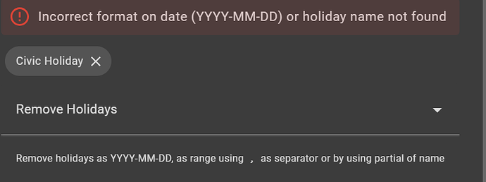 Workday Integration - Optional Holidays - Configuration - Home ...