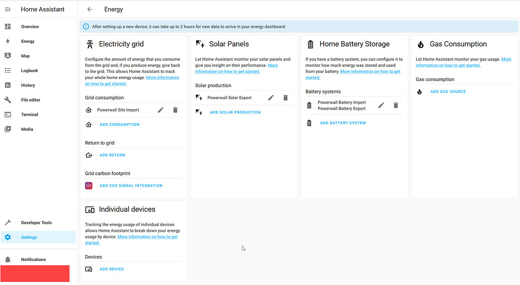 Tesla Powerwall and Home Energy Management - Configuration - Home ...