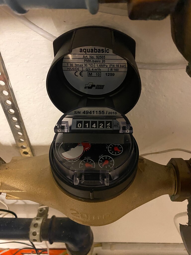 Water Meter with Shelly Uni - Share your Projects! - Home Assistant ...
