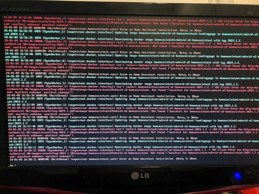 Error On Home Assistant Installation Home Assistant Os Home Assistant Community