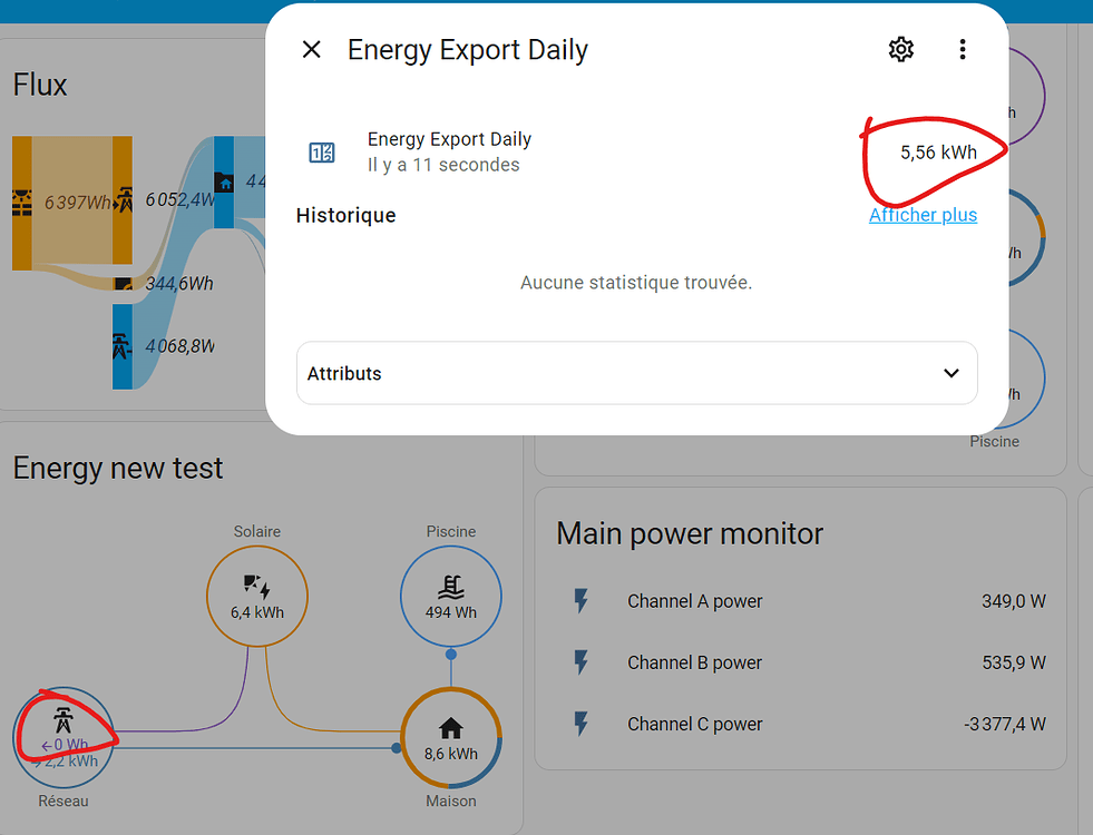 Shelly 3EM 3-phase Net Metering templates for Import, export and ...