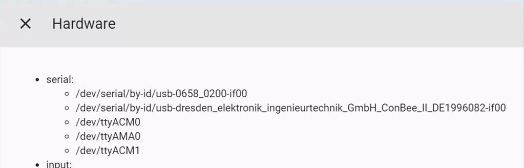 Where I find -> System -> Host system -> Hardware in the current ...