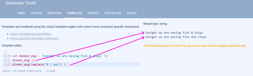 Scripting syntax help - replace ampersand - Configuration - Home ...