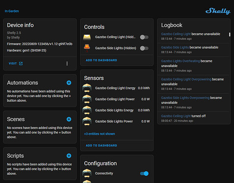 Shelly Unavailable - Hardware - Home Assistant Community