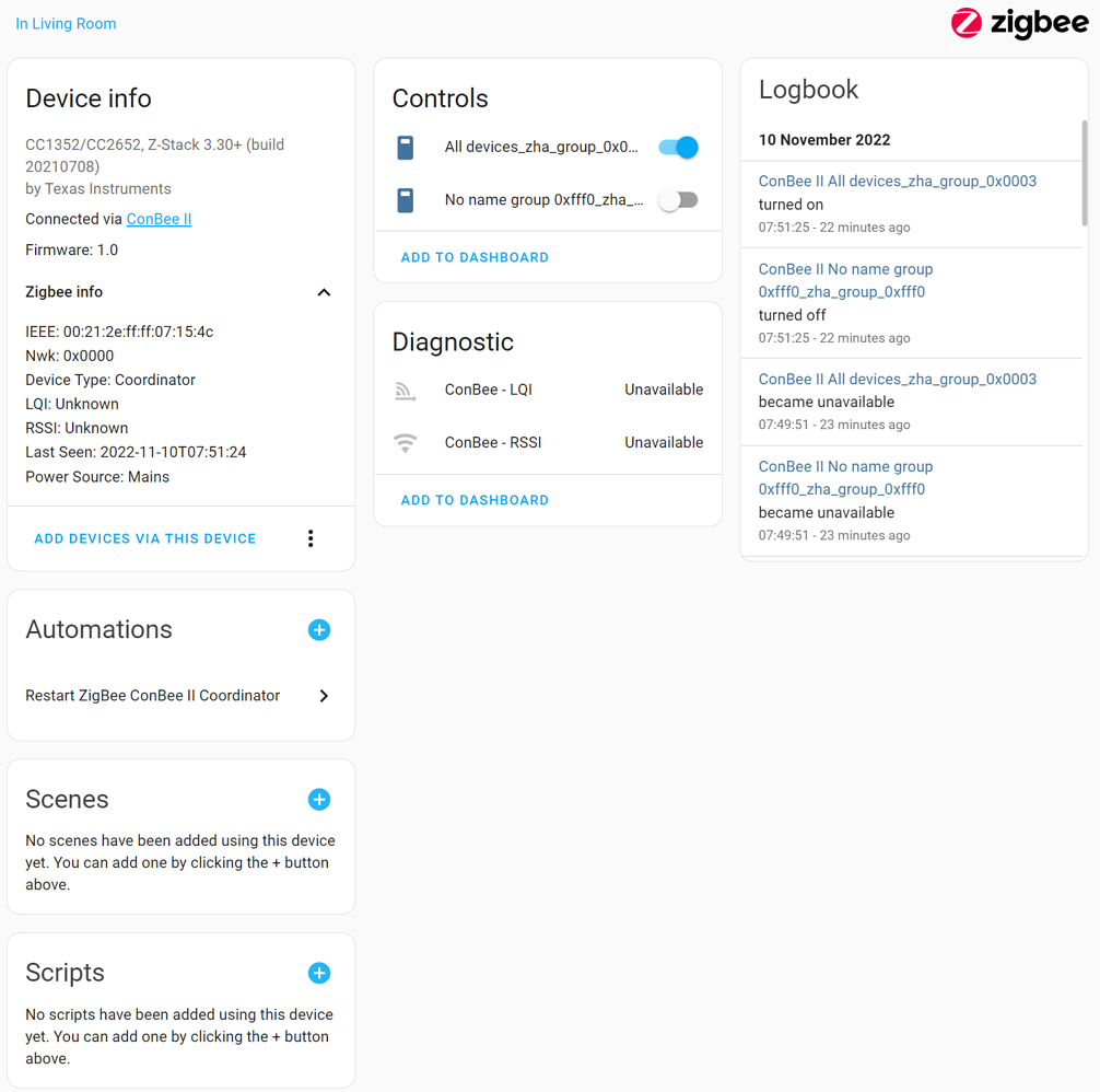 Zigbee Migrating From Conbee Ii To Sonoff Zigbee 3 0 Zigbee Home Assistant Community