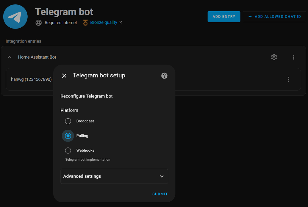 Telegram Set-up since HA 2025.7.1 - Configuration - Home Assistant ...