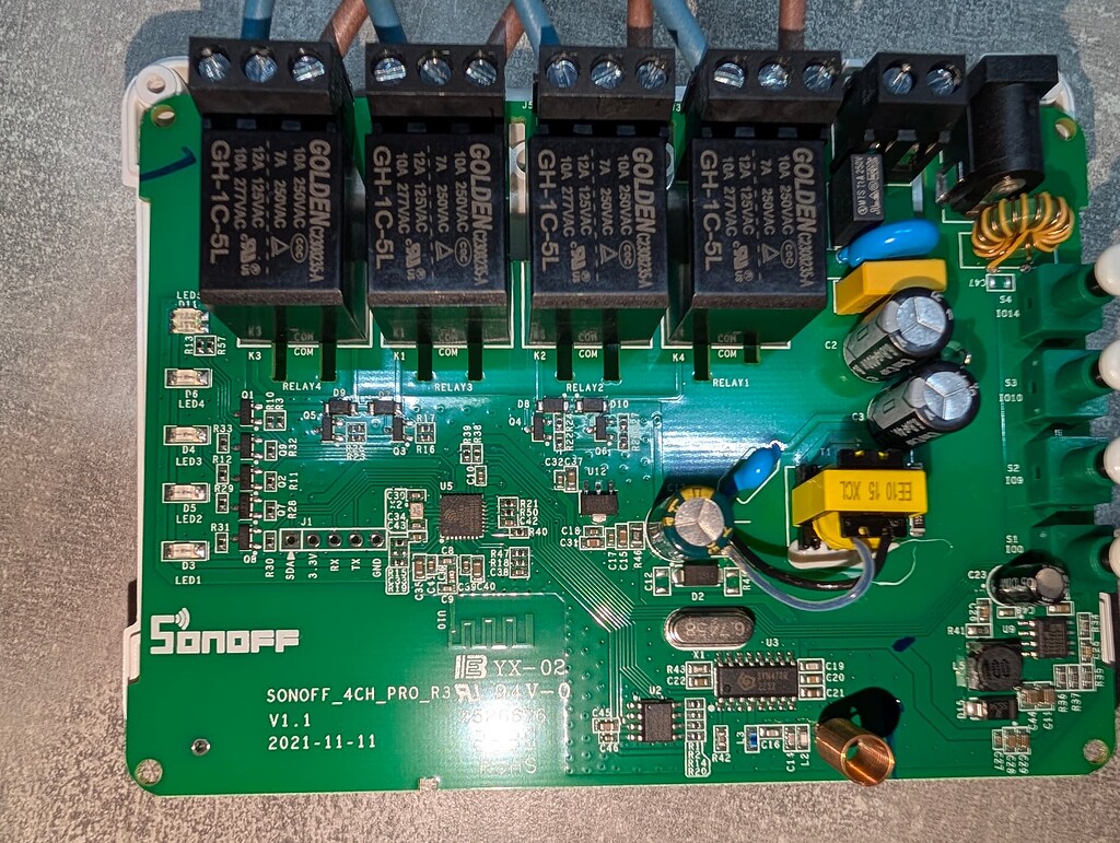 Sonoff 4ch pro r3 wifi / external wifi - Hardware - Home Assistant ...