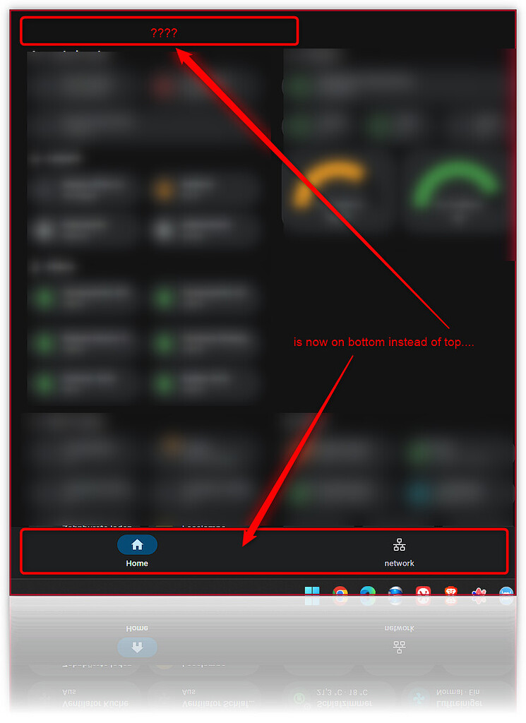 View-buttons now on bottom line instead of top? - Frontend - Home ...
