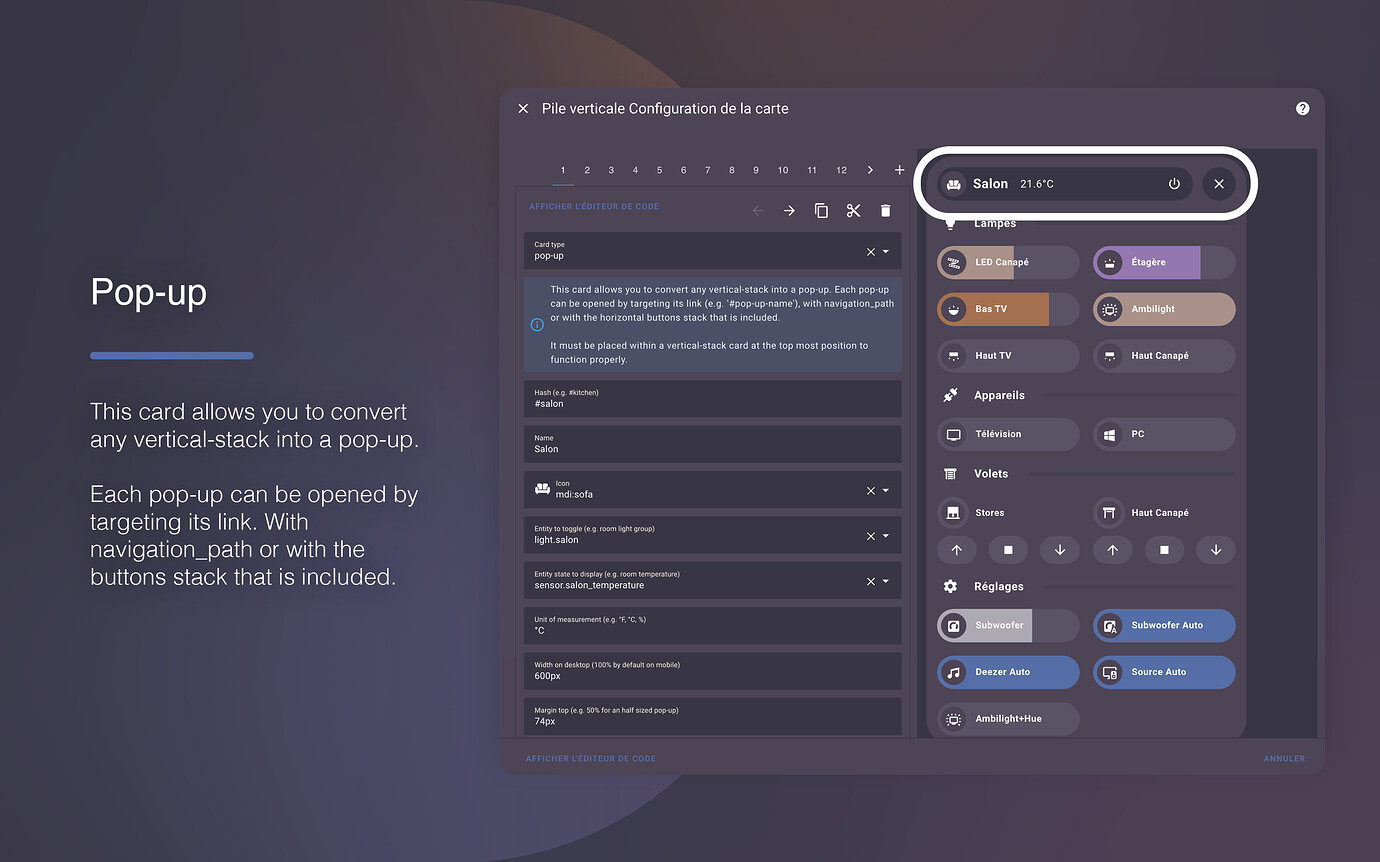 ⚪ Bubble Card - A minimalist card collection for Home Assistant with a nice pop-up touch ...
