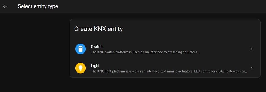 Create KNX entity - Configuration - Home Assistant Community
