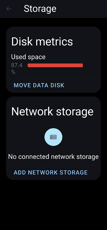 Disk Metric shows 87% of the disc space used - Hardware - Home ...