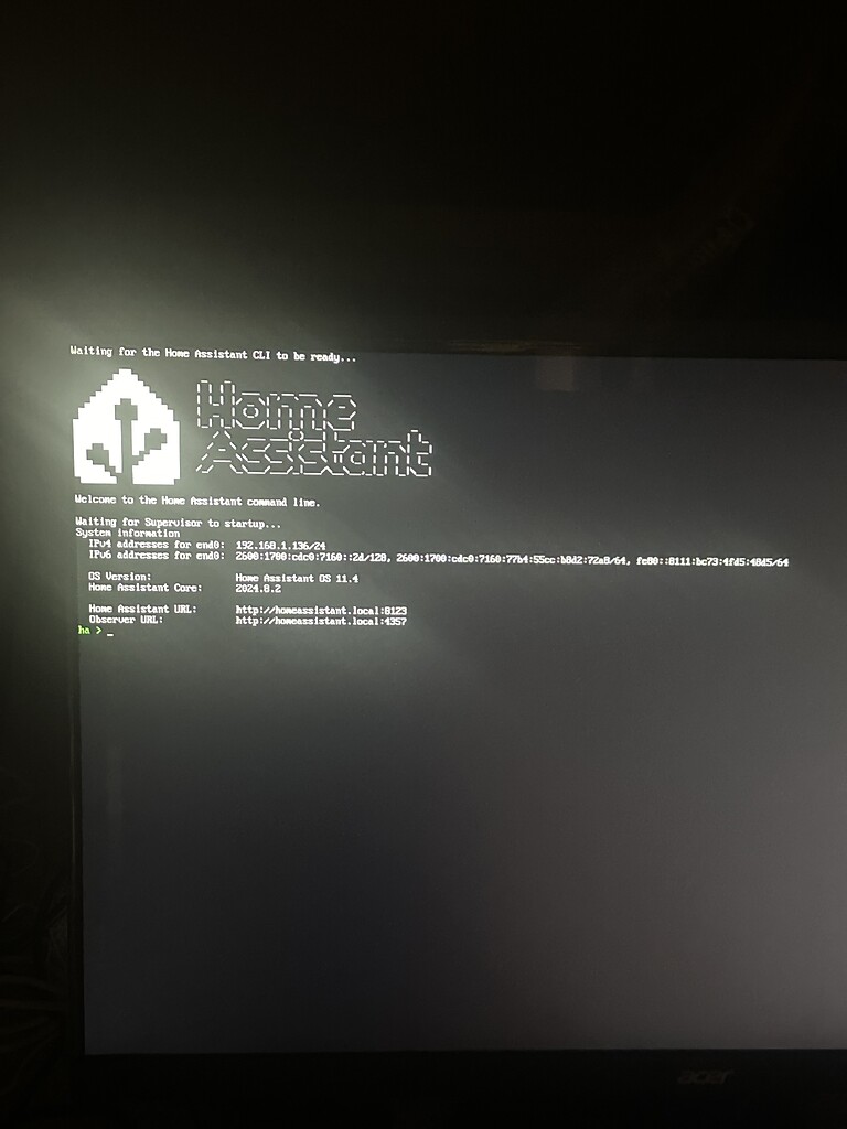 New Home Assistant Green Stuck On Waiting For Supervisor Configuration Home Assistant Community