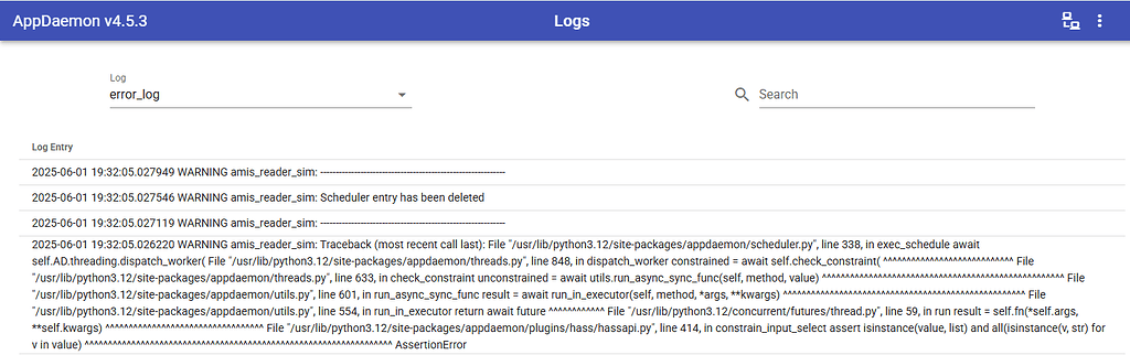 Apps do not work anymore in AppDaemon v4.5.3 - AppDaemon - Home Assistant Community