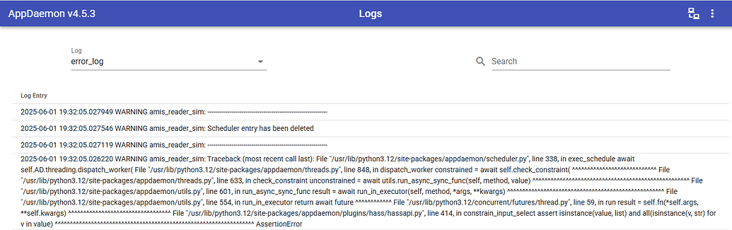 Apps do not work anymore in AppDaemon v4.5.3 - AppDaemon - Home Assistant Community