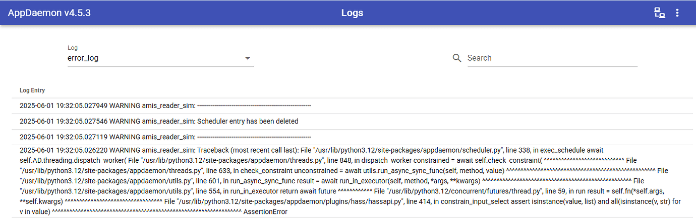 Apps do not work anymore in AppDaemon v4.5.3 - AppDaemon - Home Assistant Community