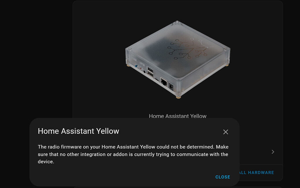 Issue setting Thread Network - HA Yellow - Installation - Home ...