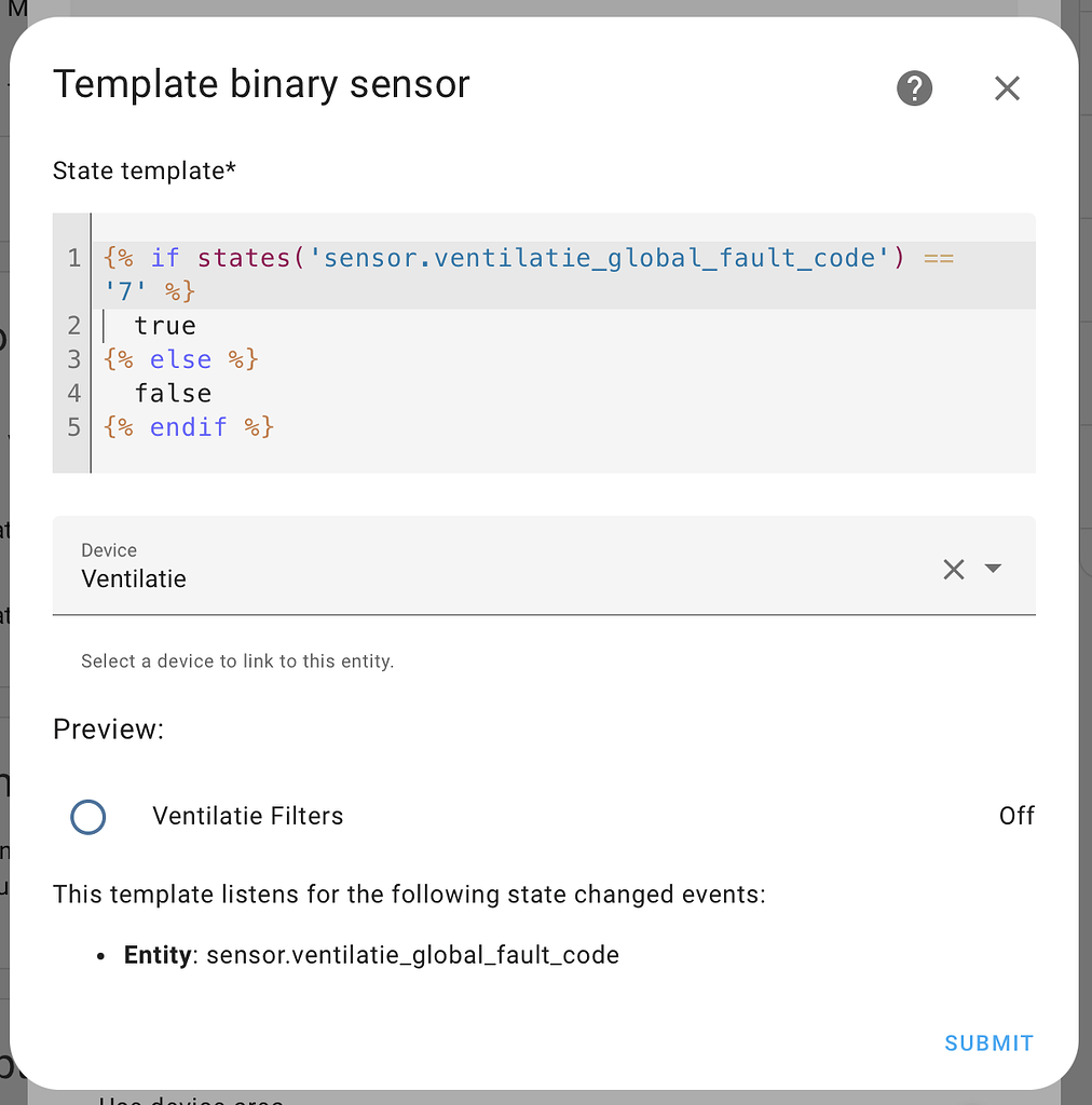 WTH | Add section selection to template sensors when linked to a device (diagnostic) - Month of ...