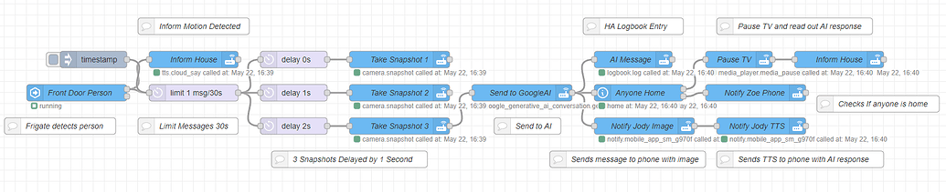 Node-Red, Frigate, Google AI image recognition and notifications - Share your Projects! - Home ...