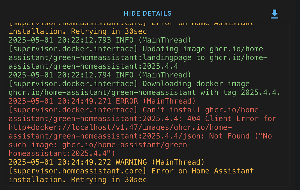 New Home Assistant Green issues on install (2025.4.4) - Installation - Home Assistant Community