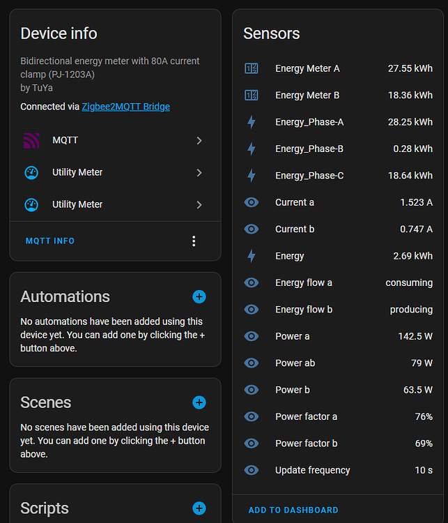 Tuya Smart Life ZigBee Energy Meter - Home Assistant Community